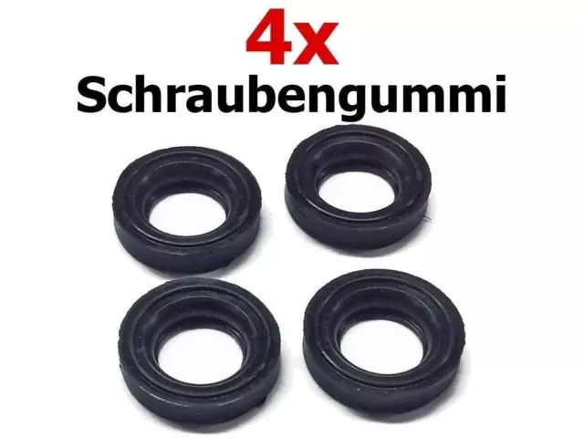 4x Capot De La Vanne Gencives Boulons Visser Caoutchouc Pour Honda Cbx