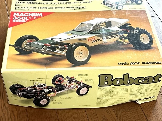 AYK BOBCAT 1/10 Vintage RC Buggy Aoyagi 80s Electric Off Road JUNK AS ...