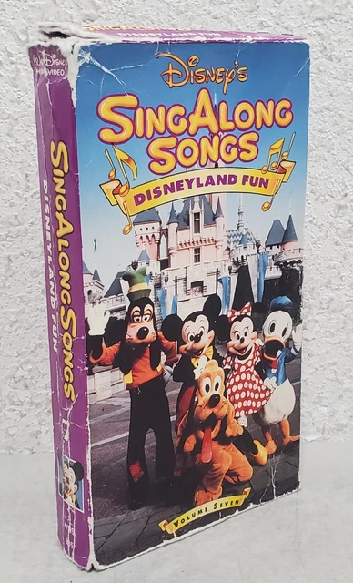 DISNEY'S SING ALONG Songs Disneyland Fun Volume Seven 7 VHS Tape Mr Owl ...