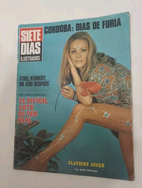 CLAUDINE AUGER (JAMES Bond Girl) & ETHEL KENNEDY Spanish Magazine ...