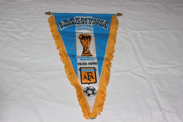 BANDERIN GRANDE TRIANGULAR Seleccion De Argentina Bicampeon Del Mundo ...