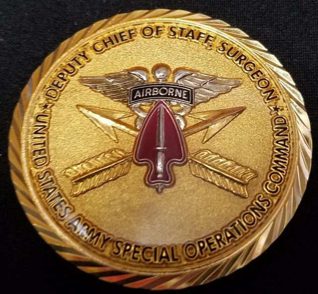 RARE AUTHENTIC US Army Special Operations Command USASOC Deputy Chief ...