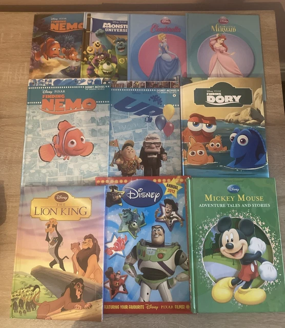 CHILDRENS DISNEY BOOK Bundle - 10 Books / Annuals - All Hardcover - Set ...