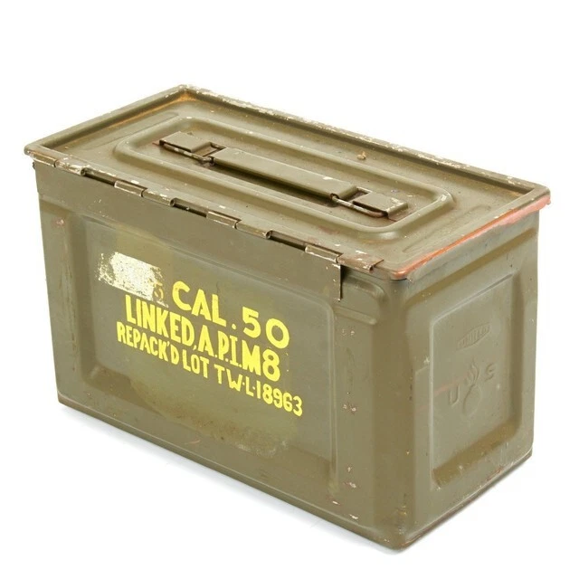 WW2/KOREAN WAR ERA 50 Cal Ammo Can - Side Open $69.99 - PicClick CA