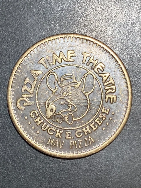 1982 HAV PIZZA Chuck E Cheese Token £38.13 - PicClick UK