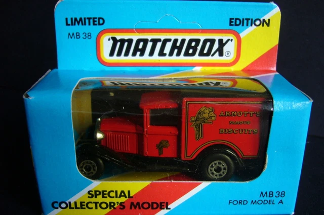 MATCHBOX 1-75 MODEL A FORD ARNOTTS BISCUITS (No.38) $5.66 - PicClick AU
