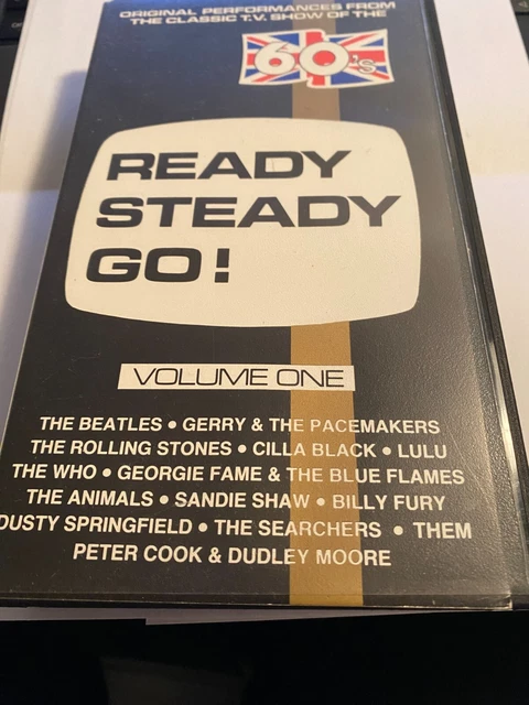 READY STEADY GO! Volume One VHS Video 60's TESTED *EXC* Beatles Stones ...