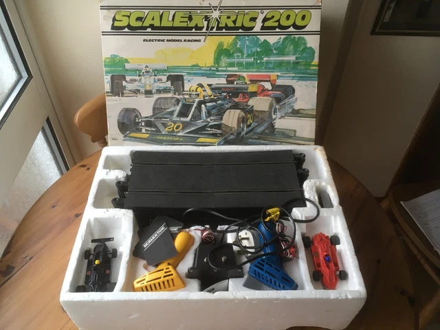 SCALEXTRIC 200 FORMULA One Racing Set Slot Car Boxed Vintage Vgc £4.99 ...