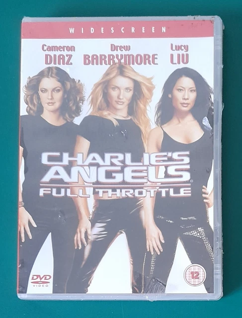 CHARLIE'S ANGELS FULL Throttle Cameron Diaz Drew Barrymore Uk Dvd New ...