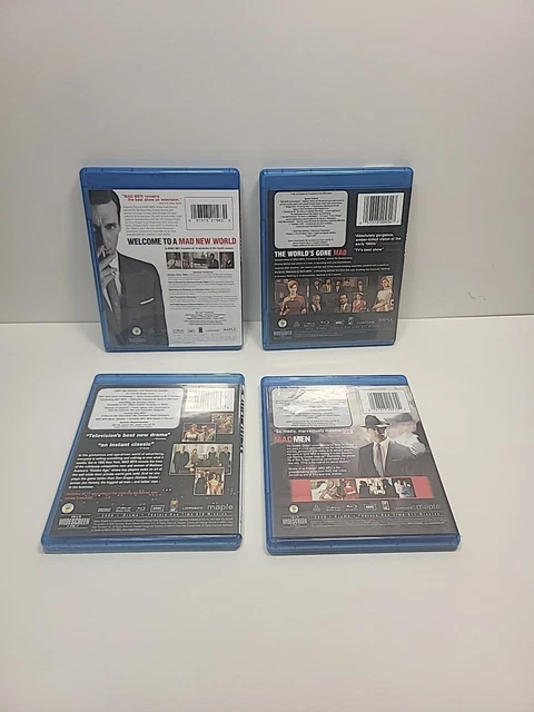 MAD MEN SEASON 1 To 4 Blue Ray Disc Widescreen $24.99 - PicClick CA