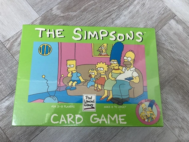 SIMPSONS CARD GAME Vintage (1991) Paul Lamond Games Ages 8 + UNUSED £10 ...