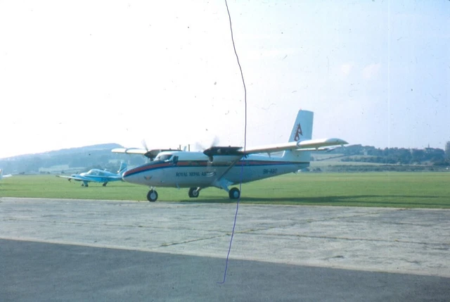ORIGINAL CIVIL AIRCRAFT Plane Colour Slide, Twin Otter 9N-Abo Royal ...