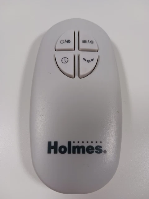 GENUINE OEM HOLMES 4 Button Fan Remote Control White - Tested, Works £ ...