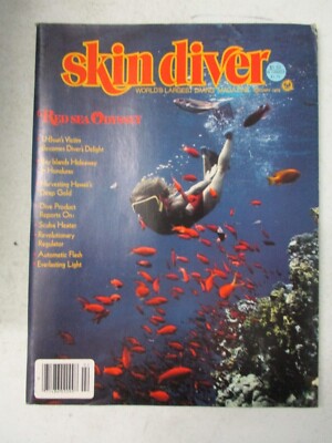 SKIN DIVER MAGAZINE February 1979 Bay Island Honduras Red Sea Odyssey ...