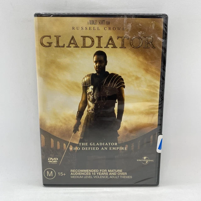 GLADIATOR DVD REGION 4 PAL Brand New Sealed Free Tracked Postage ...