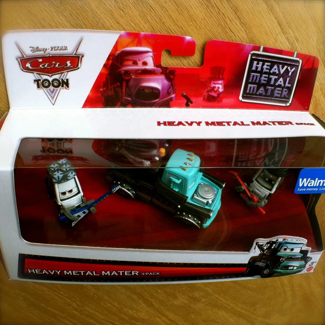 DISNEY PIXAR CARS TOON HEAVY METAL MATER EDDIE & ROCKY 3-pack Tall ...