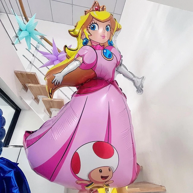 PALLONCINO 37&& SUPER Mario Princess Peach festa di compleanno Mario ...