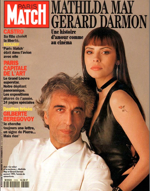 PARIS MATCH N° 2328 du 6 janvier 1994 - Gérard Darmon & Mathilda May ...