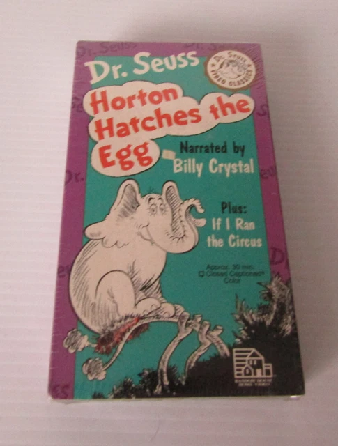 DR. SEUSS HORTON Hatches the Egg VHS video SEALED!!! $14.99 - PicClick CA