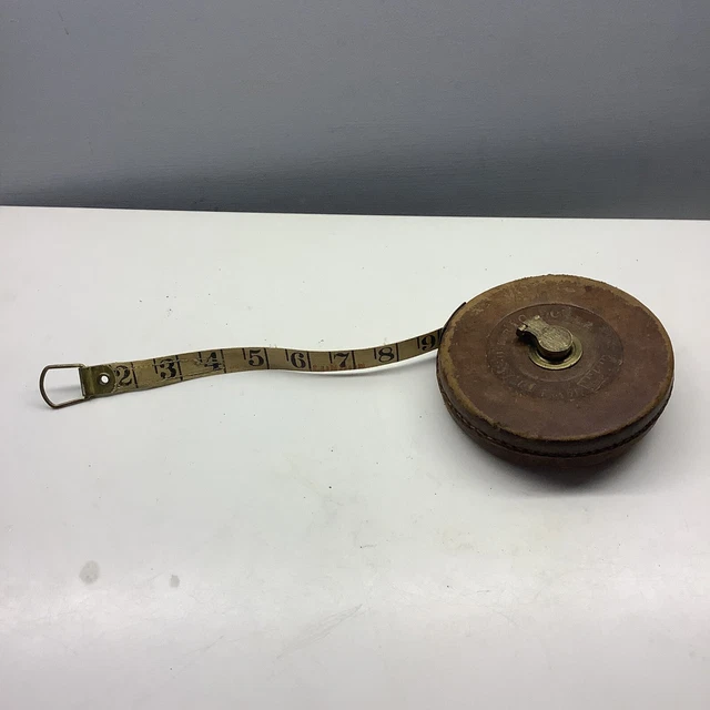 VINTAGE DEAN MAKER London E.2, 100ft Fabric Tape Measure £12.99 ...