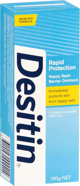 DESITIN RAPID PROTECTION Nappy Rash Barrier Ointment 100G $18.49 ...