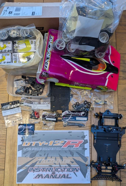 DESTINY DTY-12 1/12TH LMP/GT3 pan car DTY-12R front end Ally&Carbon ...