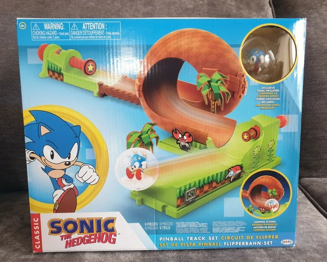 JAKKS PACIFIC SONIC The Hedgehog*Official Pinball Track Playset*Rare ...