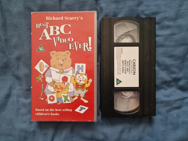 RICHARD SCARRY’S BEST ABC -ANIMATED-VHS VIDEO £74.99 - PicClick UK