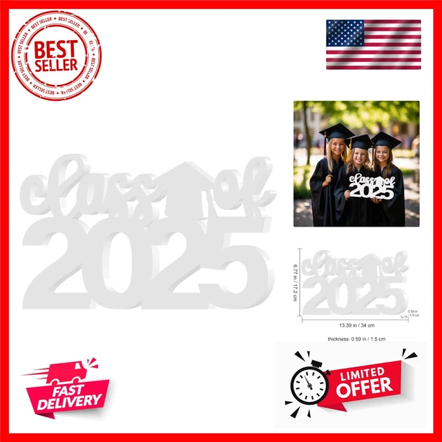 CLASS OF 2025 Sign Graduation Decorations 2025 Senior Photo Booth Props ...