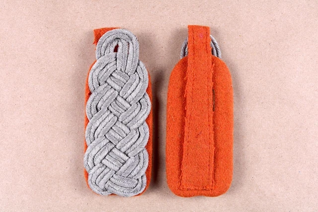 WW2 GERMAN POLICE Senior Officers Rank Epaulettes Shoulder Boards On ...