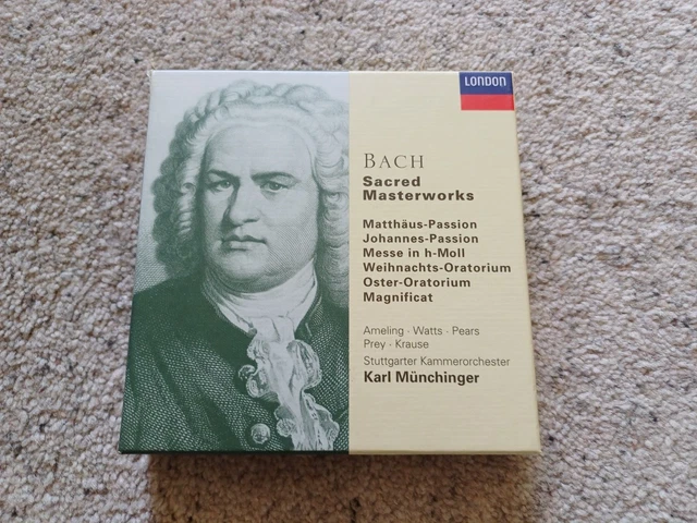BACH SACRED MASTERWORKS 10 Cd Collectors Edition Set- Karl Munchinger £ ...