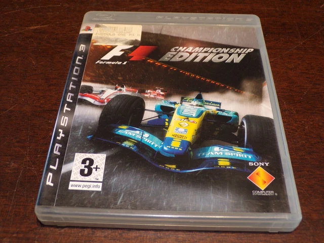 F1 FORMULA ONE Championship Édition Jeu Sony Playstation 3 Ps3 Complet ...