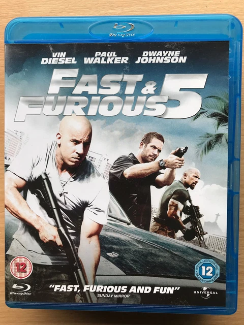 FAST AND FURIOUS 5 Blu-Ray 2011 Rio Heist 2011 Action Film EUR 11,06 ...