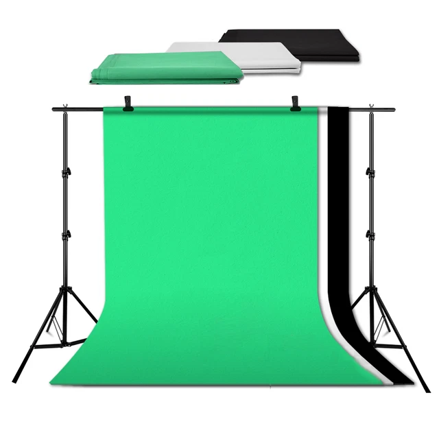 PHOTOGRAPHY STUDIO HEAVY Duty Backdrop Stand Screen Background Support ...