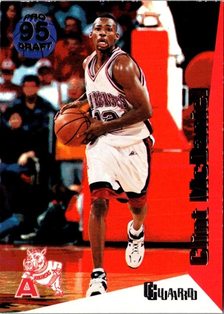 1995 COLLECT-A-CARD CLINT McDaniel #79 Arkansas Razorbacks Basketball ...