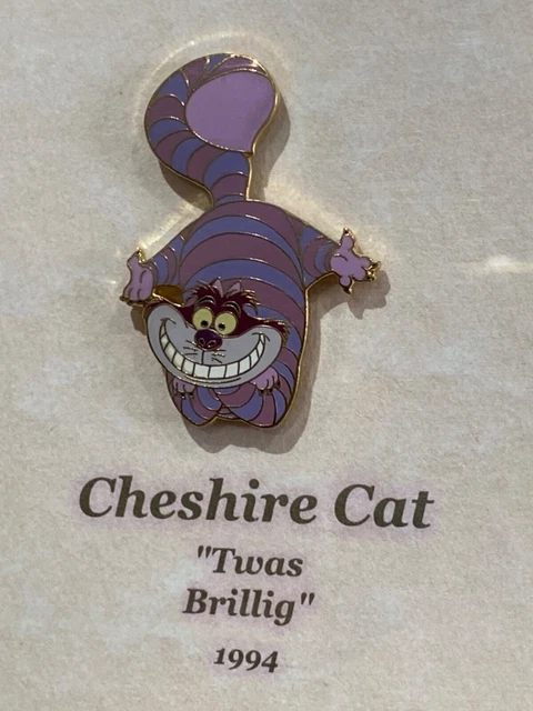 DISNEY CHESHIRE CAT Pin Hanging Upside Down From Decade Of Dreams ...