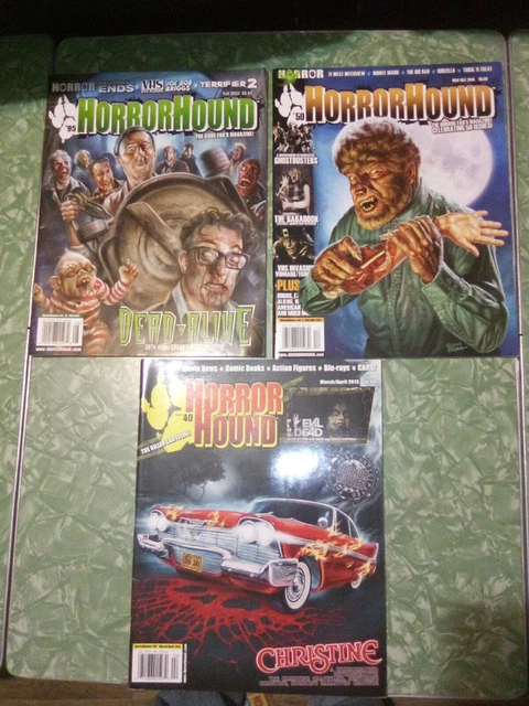 HORRORHOUND MAGAZINE #95 #40 #50 Dead Alive Christine 50th Issue £43.00 ...
