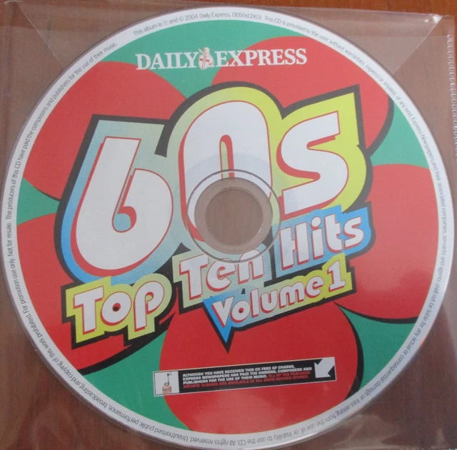 VARIOUS ARTISTS-60S TOP Ten Hits Volume 1 DAILY EXPRESS CD £2.49 ...