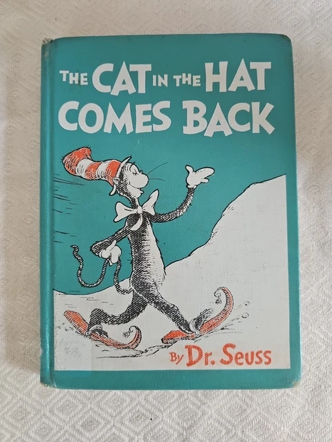 RARE VINTAGE DR. Seuss The Cat In The Hat Comes Back. 1958 $24.99 ...