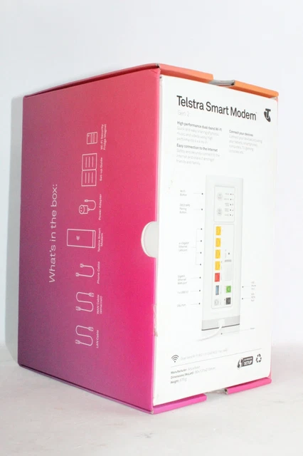 TELSTRA SMART MODEM GEN 2 Wi-Fi BACKUP NBN FTTN ADSL Technicolor ...
