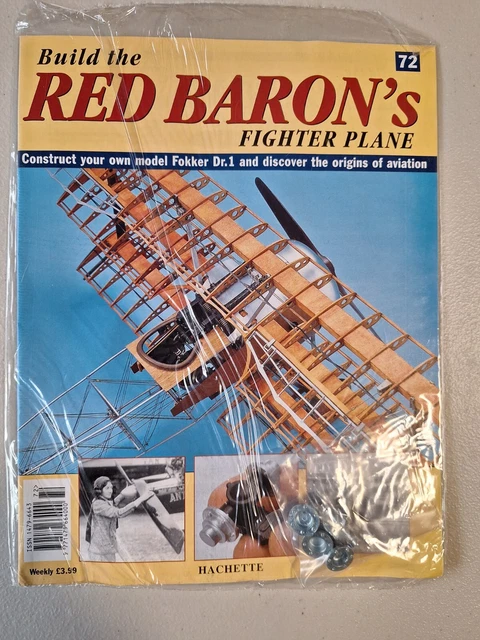 HACHETTE BUILD THE Red Baron's Fighter Plane - Numero 72 Inc. Parti EUR ...