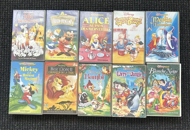 RARE VINTAGE FRENCH Disney VHS Lot $20.00 - PicClick AU