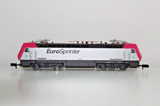 LOCOMOTORA ELECTRICA EUROSPRINTER Marca Minitrix Escala N 1:160 EUR 99 ...