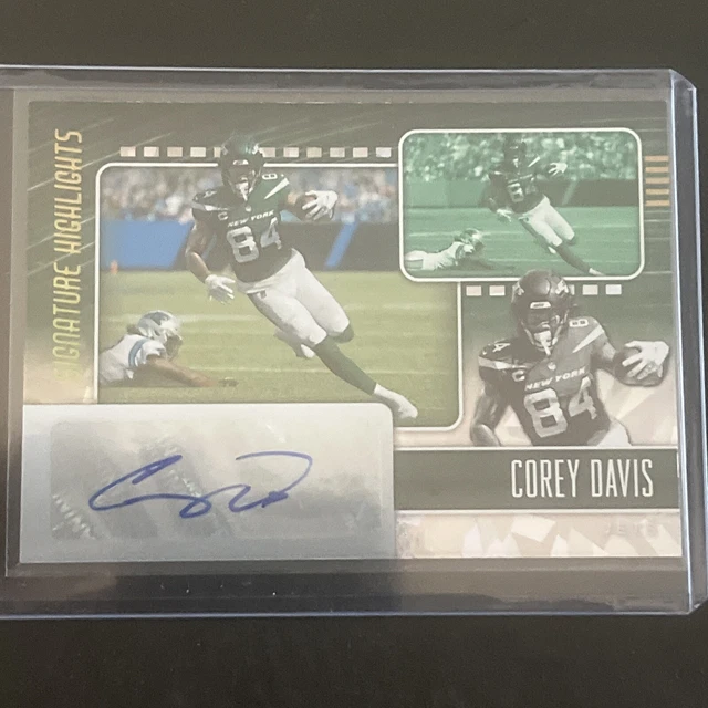 2023 PANINI PHOENIX Signature Highlights #3 Corey Davis Auto - SCAN ...