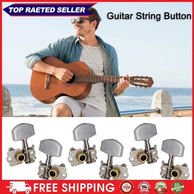 TUNING PEGS MACHINE Head Key Peg Knobs Tuners for Acoustic Guitar ...