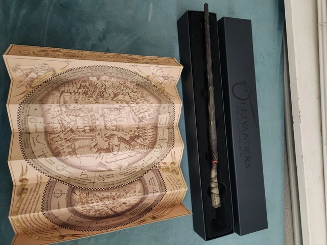 HARRY POTTER INTERACTIVE Birch Wand from Ollivanders, map and Hogwarts ...