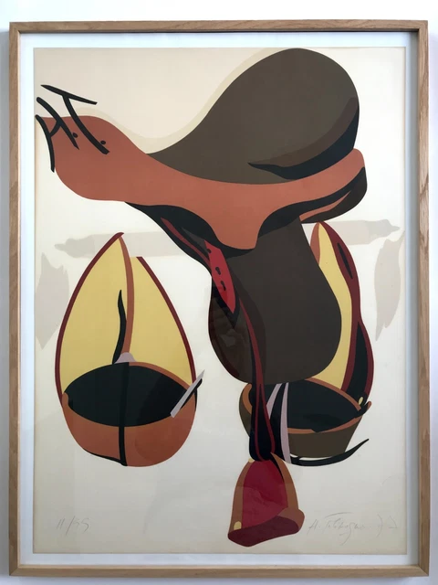 HERVÉ TÉLÉMAQUE, POUR Joan Prats, 1972. Lithographie originale signée ...