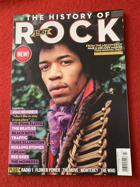 THE HISTORY OF Rock Magazine Issue 3 Jimi Hendrix Cover Nr Mint Free ...