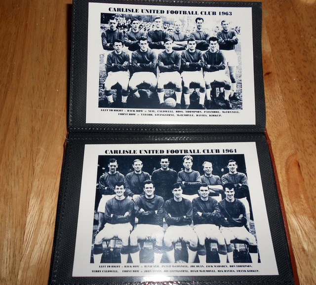 CARLISLE UNITED FOOTBALL CLUB PHOTO ALBUM (1930's/50's/60's/70's) £21. ...