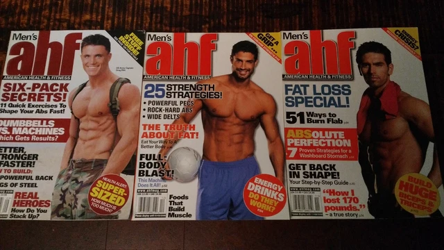 AHF (AMERICAN HEALTH and Fitness) Final issues (27, 28, and 29) 2005 ...